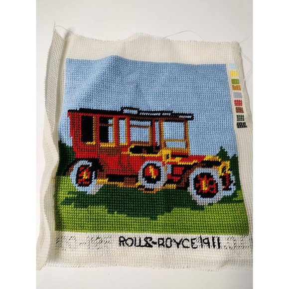 Hand Crafted | Wall Decor | Handmade Completed Needlepoint 911 Rolls ...